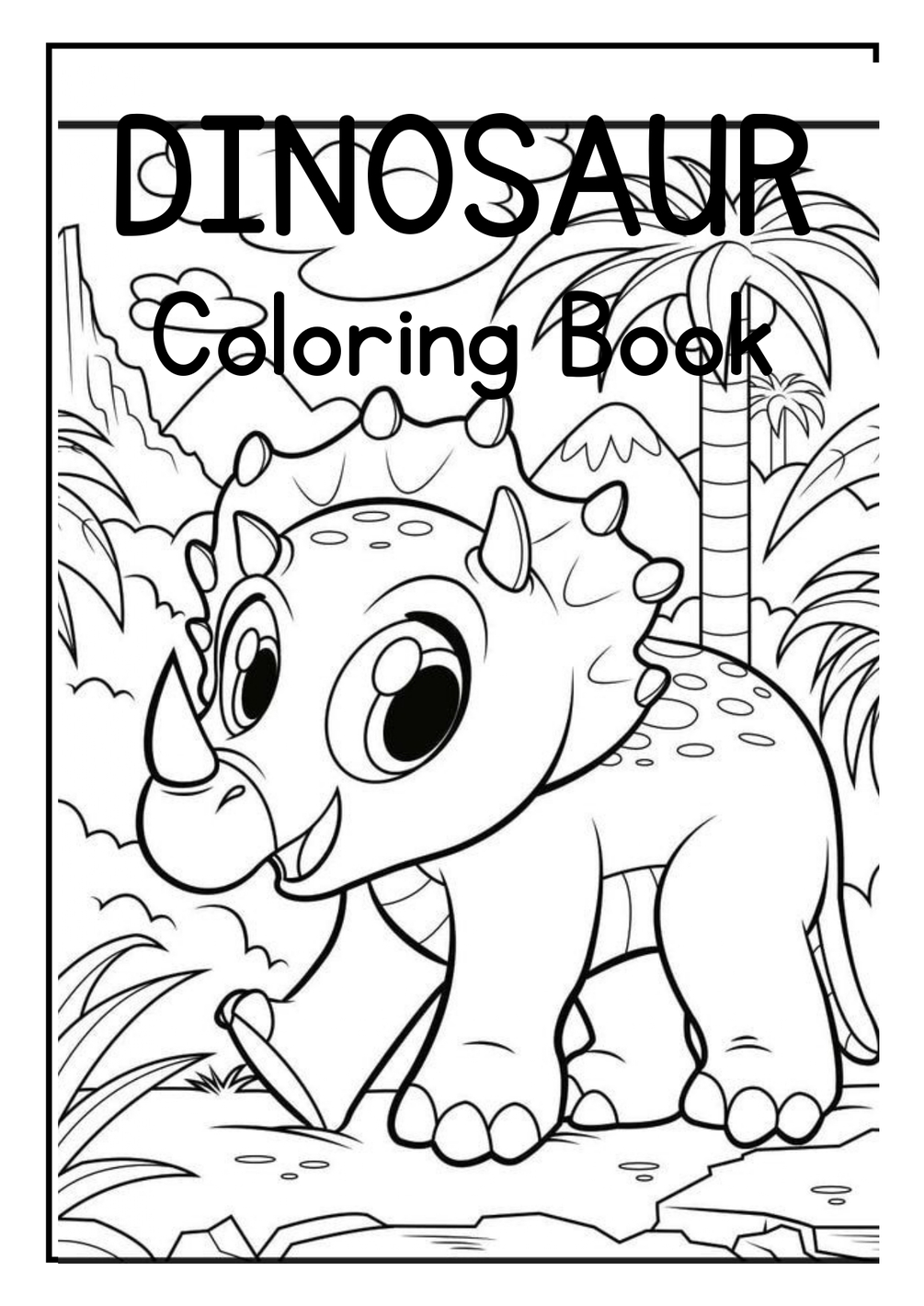 Dinosaurs Coloring Book For Kids
