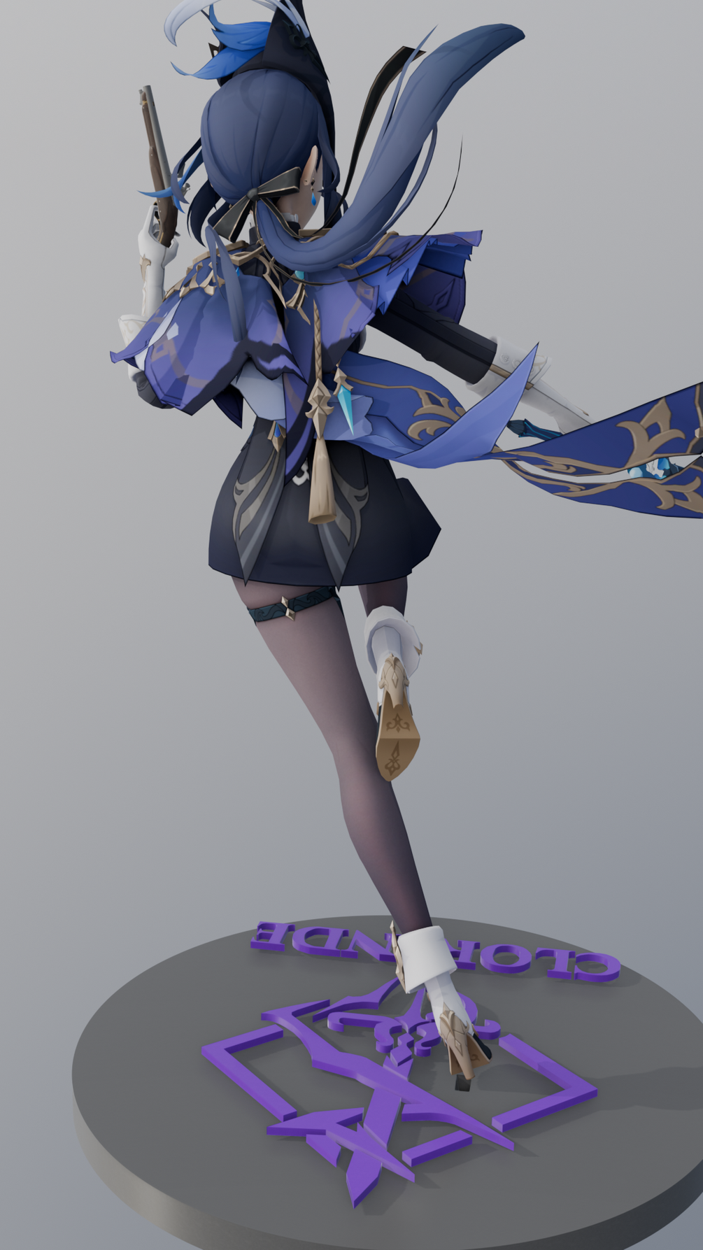 Clorinde - 3D Printable STL Model | Genshin Impact
