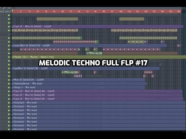 Melodic Techno Flstudio(FULL FLP #17)