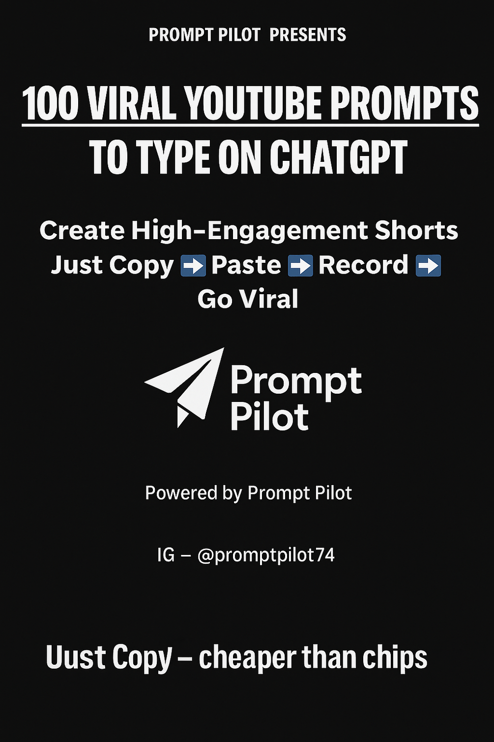 100 Viral ChatGPT Prompts – Volume 1