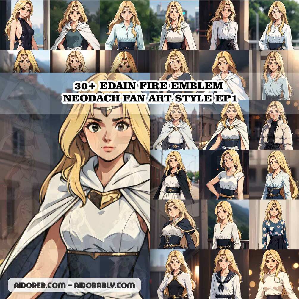30+ EDAIN FIRE EMBLEM NEODACH FAN ART STYLE EP1