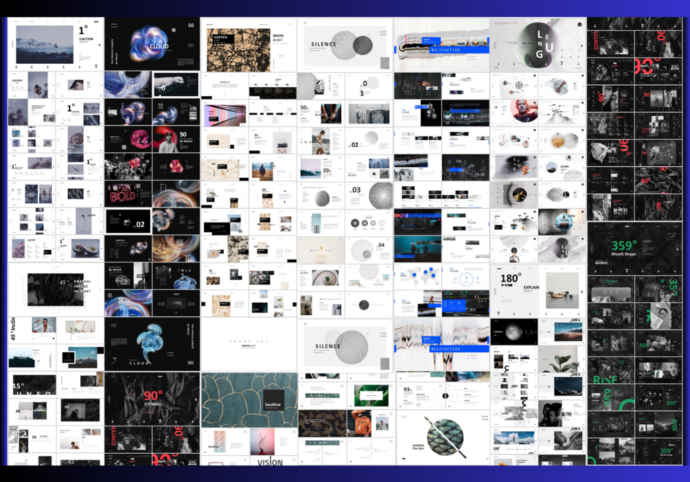 Artist PowerPoint Slide Template - 14 Set