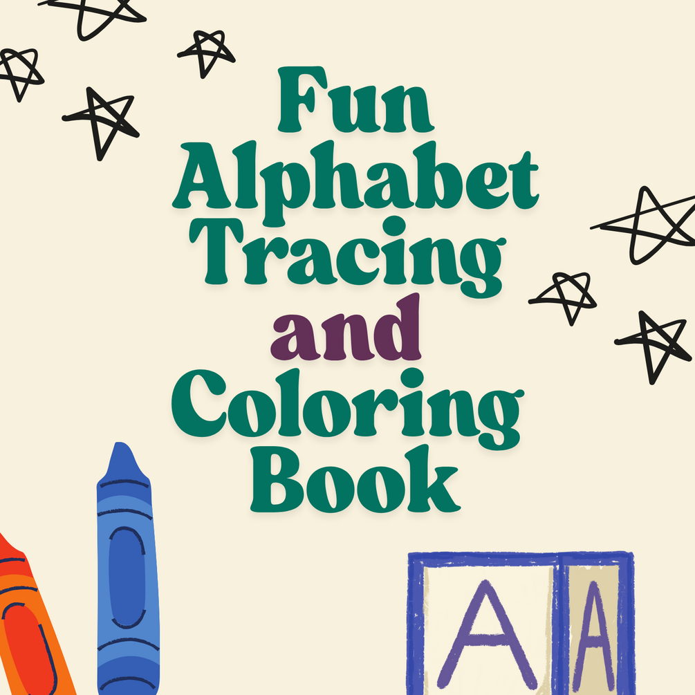 Fun Alphabet Tracing and Coloring Book
