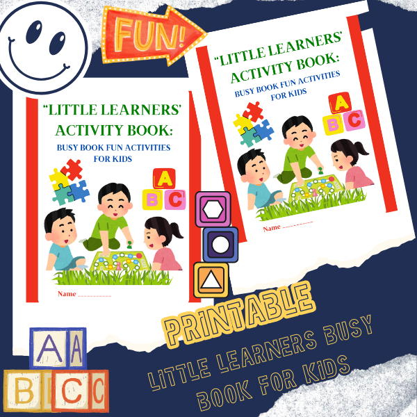 Printable Little learners Activity Book for kids #activitybookforkids # ...