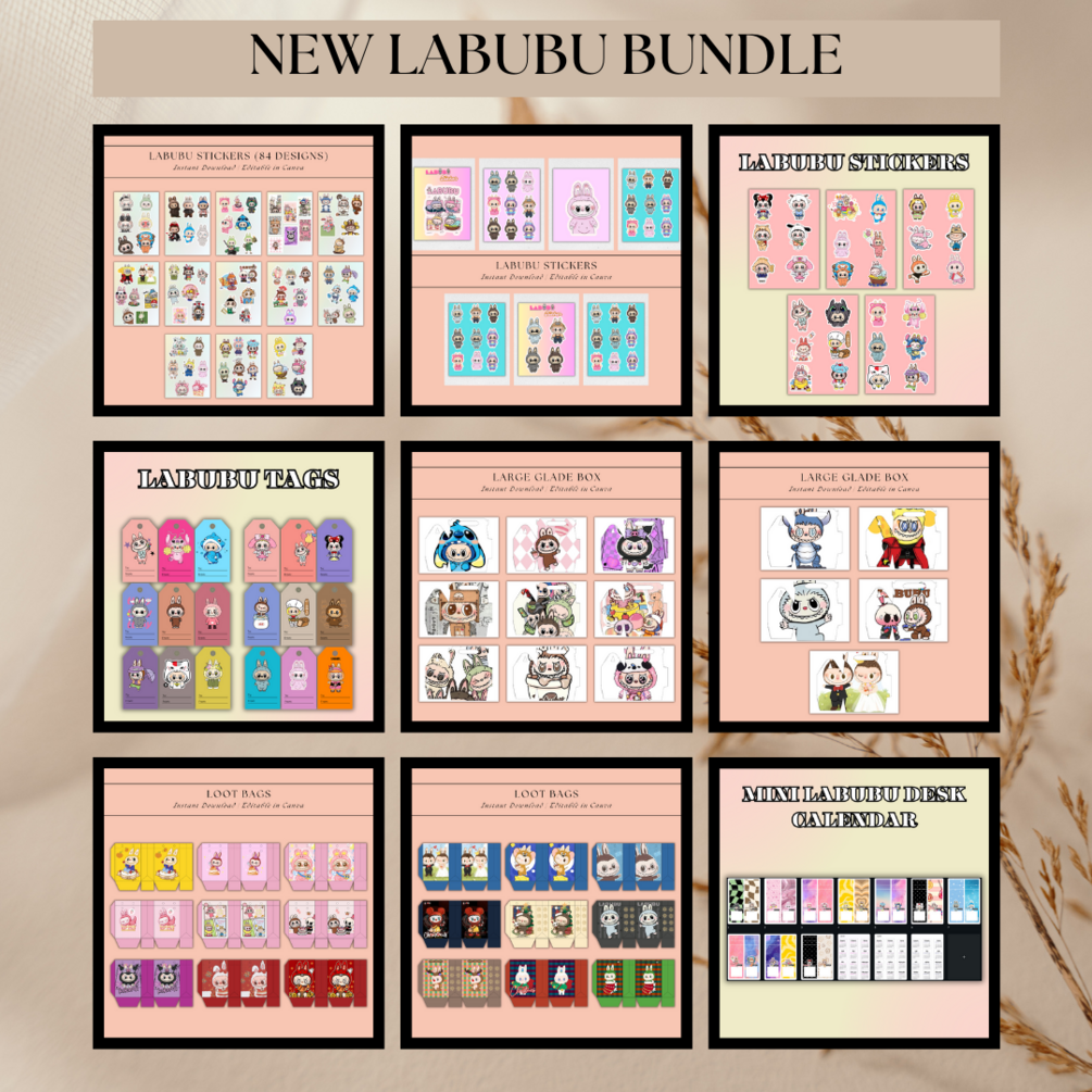 LABUBU TEMPLATE BUNDLE