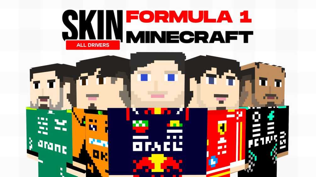 🏁 Introducing Skin Formula 1 for Minecraft! 🏎️