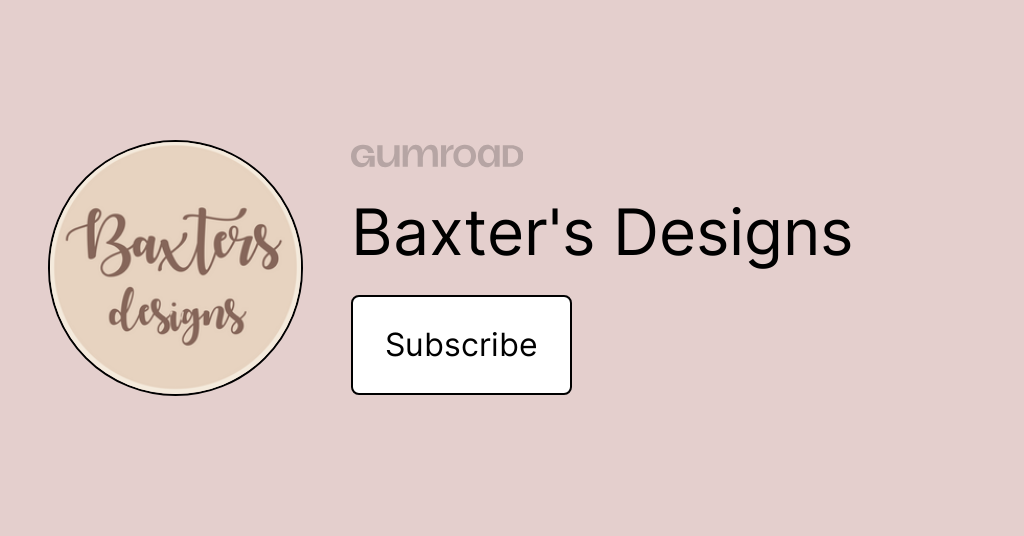 Baxter's Designs