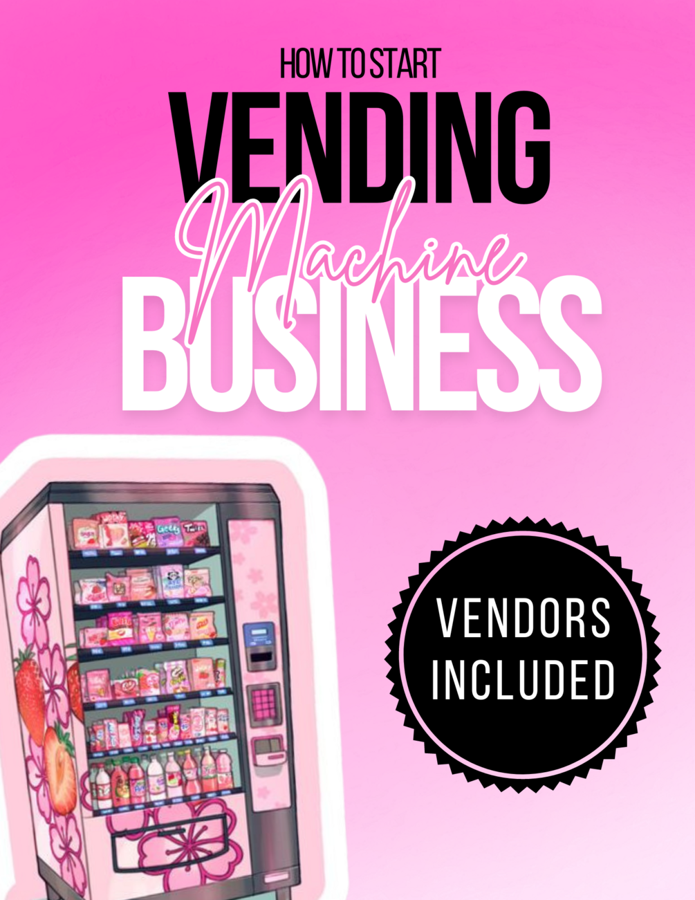 How to Start a Vending Machine Business