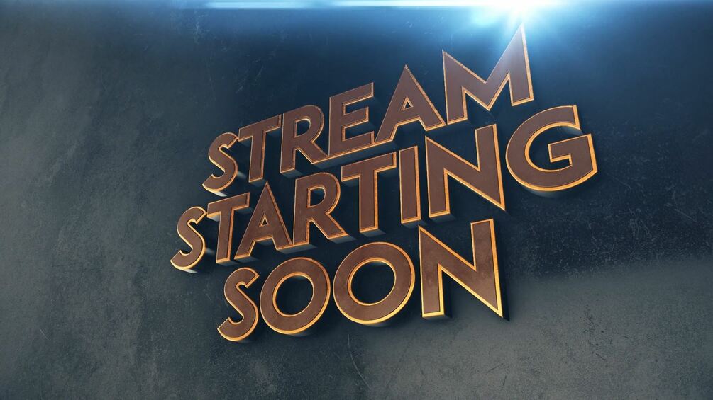 Cinematic Stream Starting Soon scene