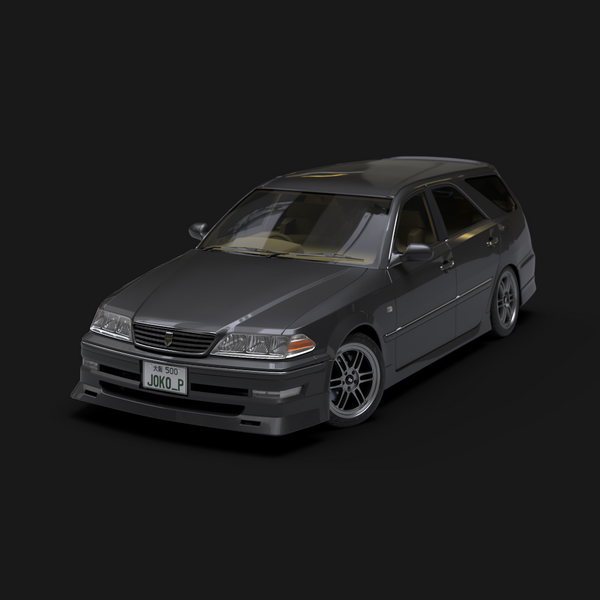 Toyota Mark II Blit 3D Model Pack