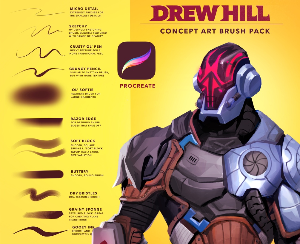 Drew Hill Brushes