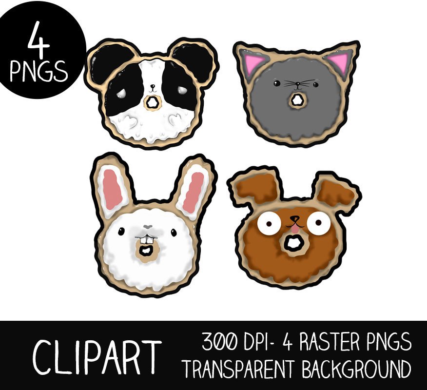 Cute Animal Donuts