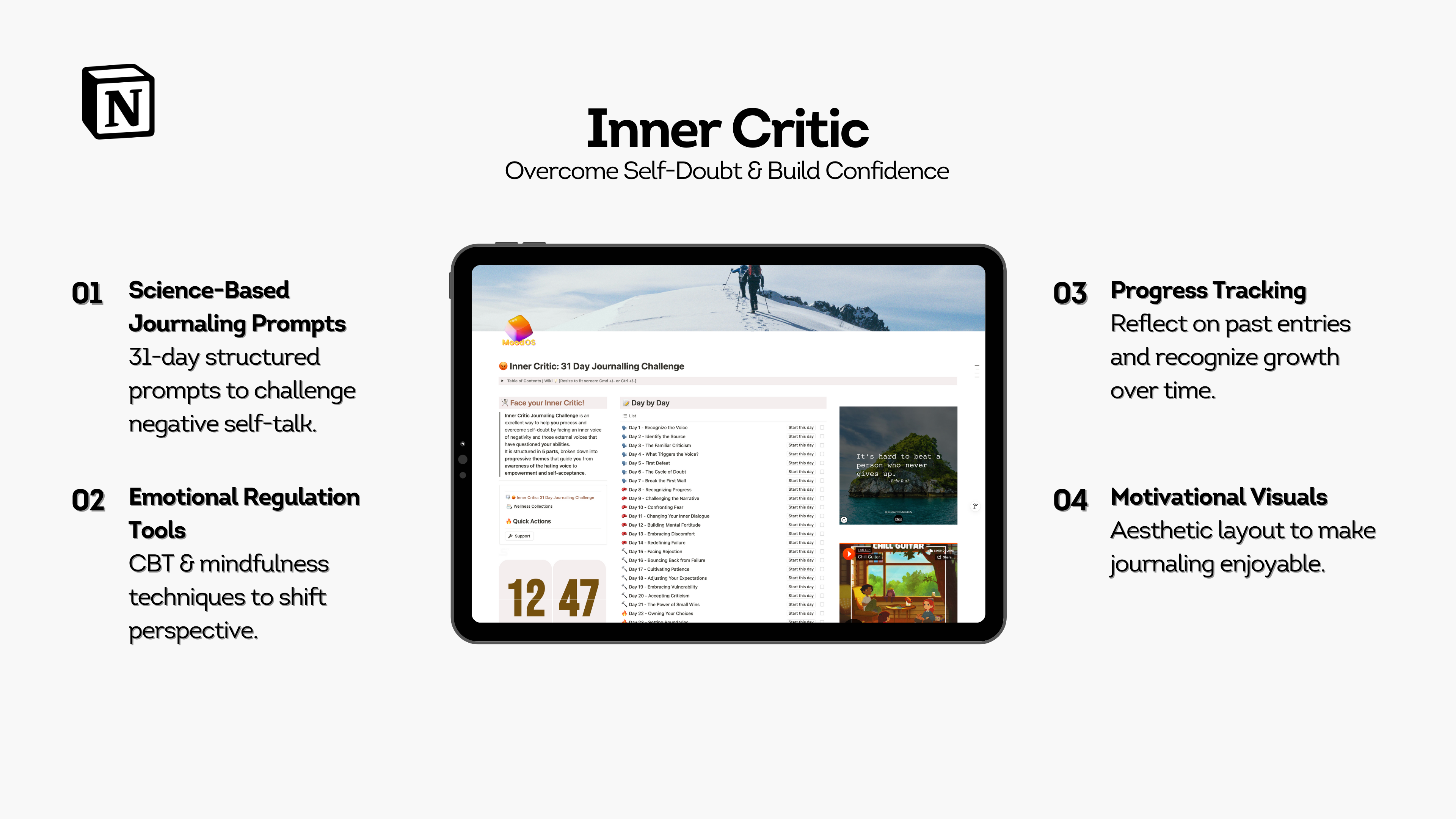 Inner Critic - 31 Day Journalling Challenge
