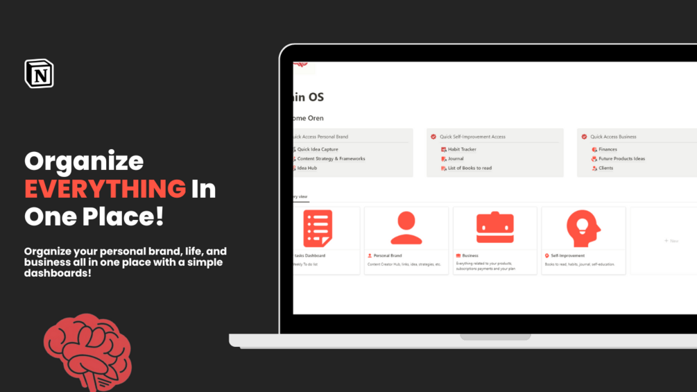 Brain OS: Organize your entire life & business