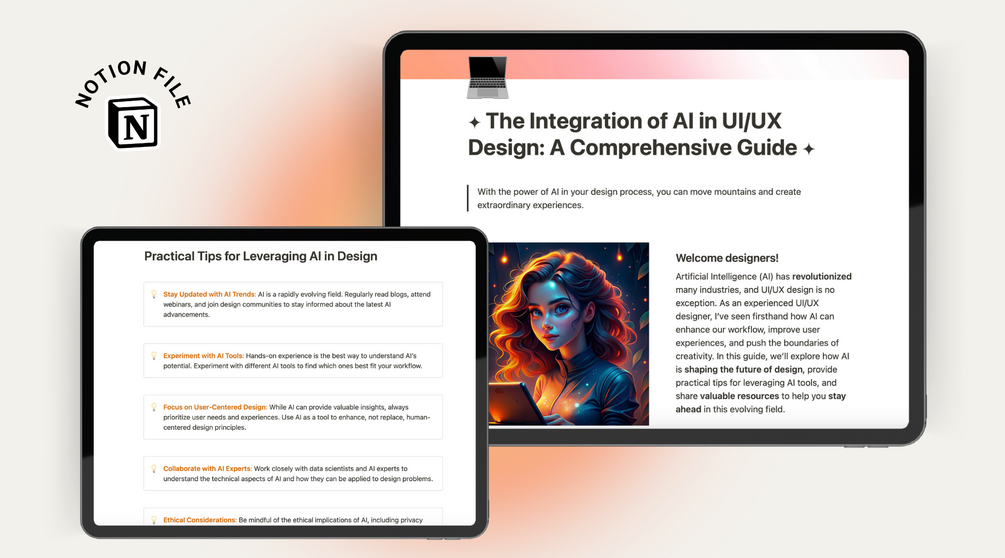 The Integration of AI in UI/UX Design: A Comprehensive Guide
