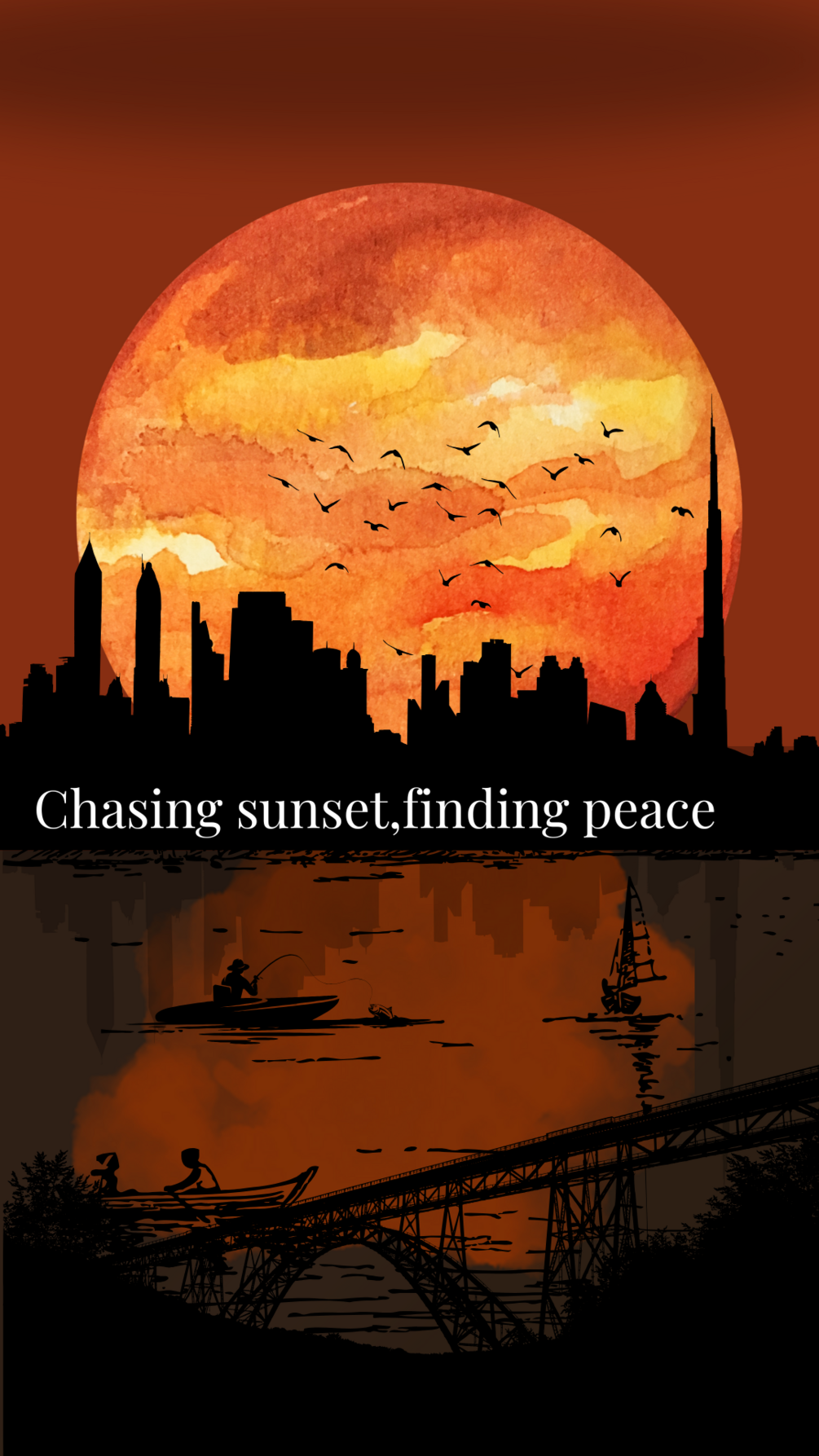 Chasing sunset, finding peace