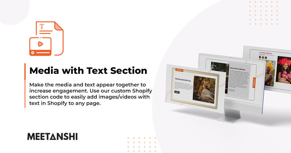 Shopify Media with Text