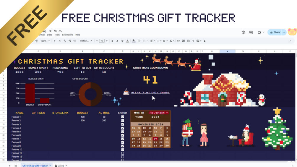Christmas Gift Tracker