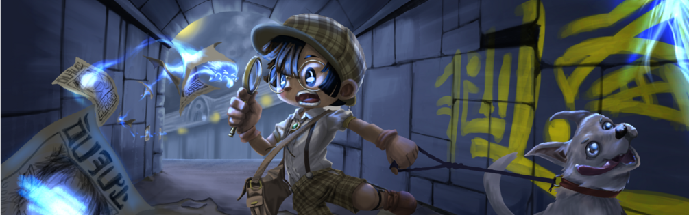 MTG tokens MKM edition - Clue, Detective, Dog