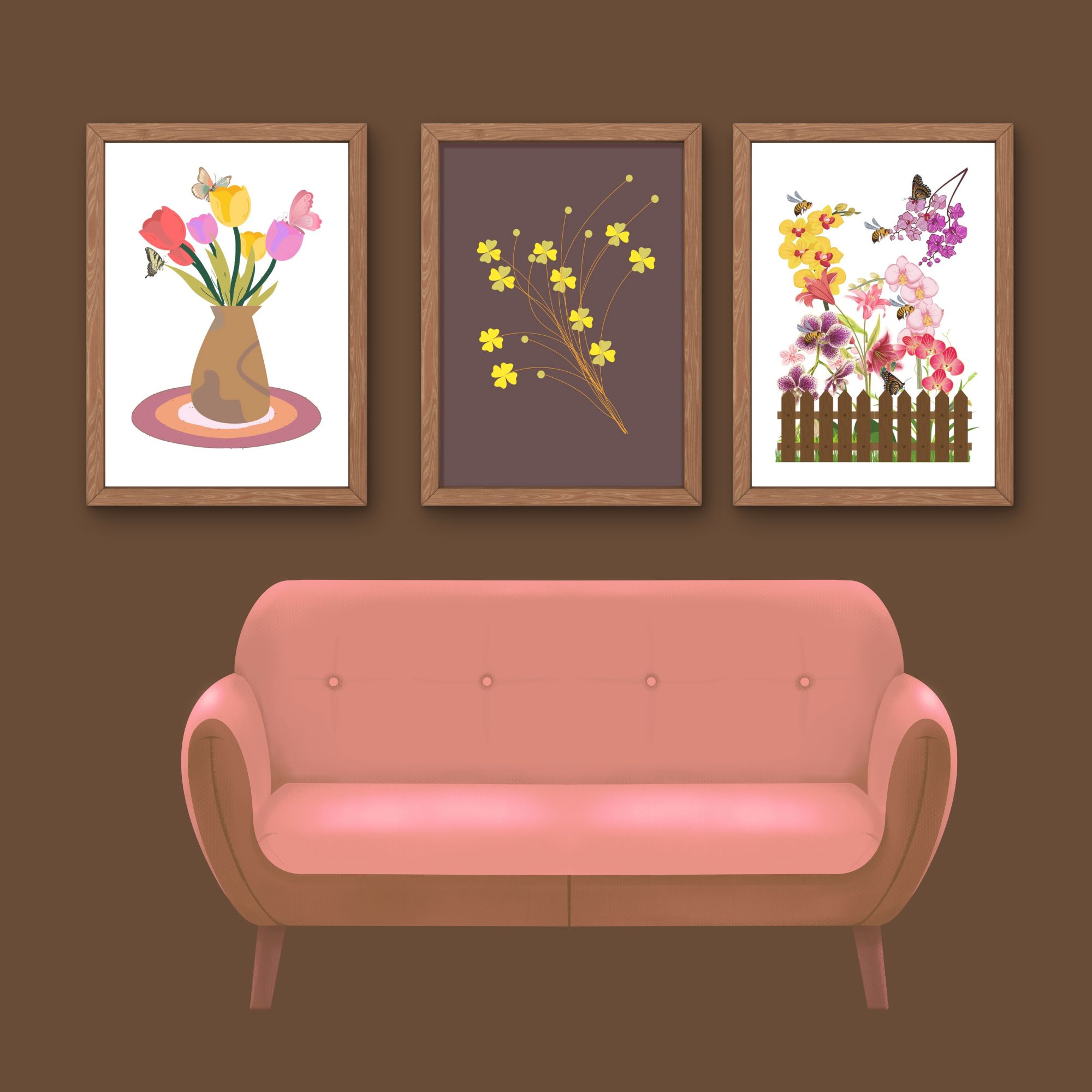 3 Wall Art Posters Digital Download