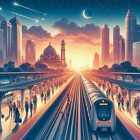 Modern Delhi Metro: A Hub of Contemporary Design and Vibrant City Life ...