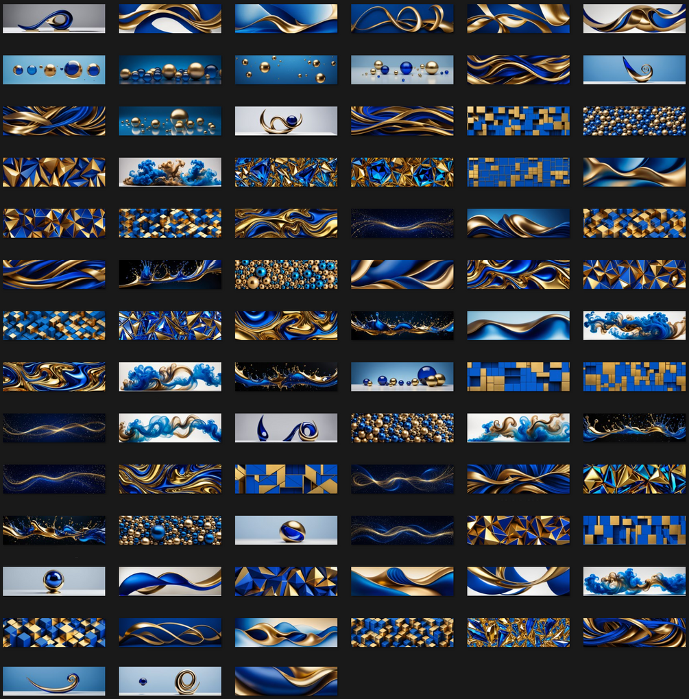 80+ Super UltraWide 16K [15360×4320, 32:9, 300 dpi], Sapphire Blue and ...