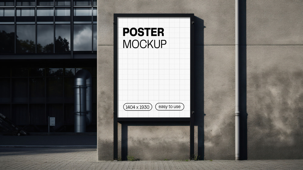 Urban Commercial Poster Mockup / #69