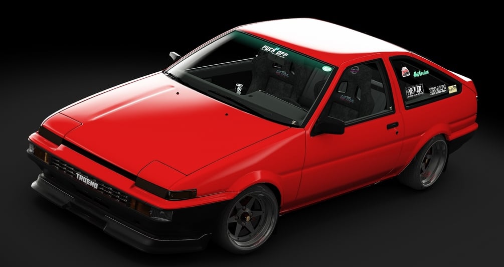 Statics' Toyota Corolla GT-S Sport Liftback (AE86) 9,000 RPM Formula ...