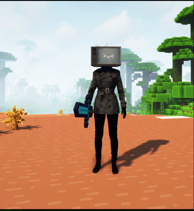 Tv Woman(Minecraft Blockbuster model)