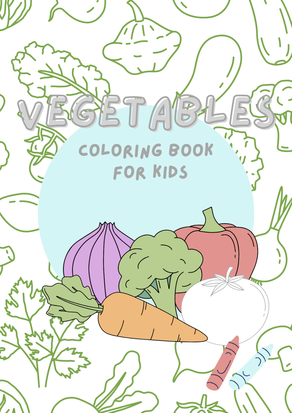 Vegetable Coloring Book for Kids