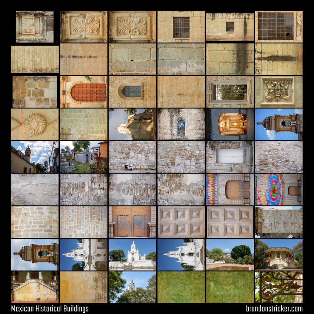 Mexico Historical Buildings: Photo Reference Pack