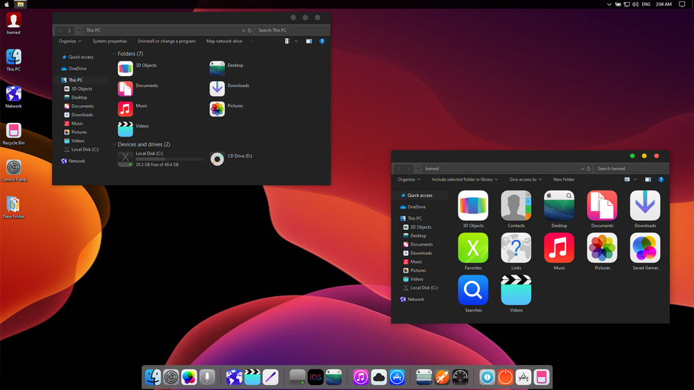 iOS 13 Dark SkinPack