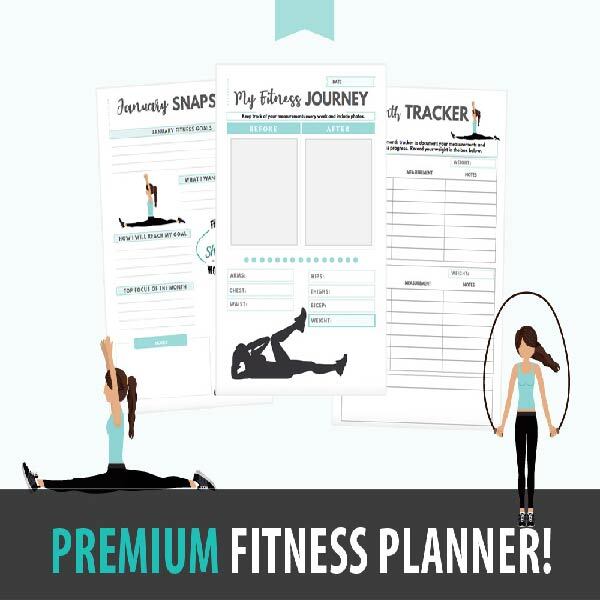 fitness journal , Habit Tracker , Fitness Planner, Wellness Health Goal ...