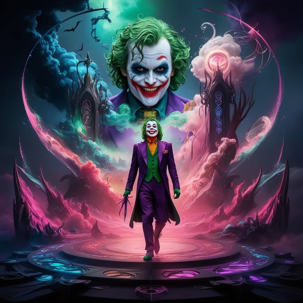 Experience the Magic of Joker #jockar#Ai jocker image #digital
