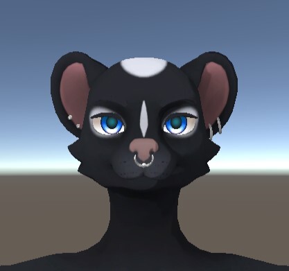Hyenid // Skunk Body Texture - PNG