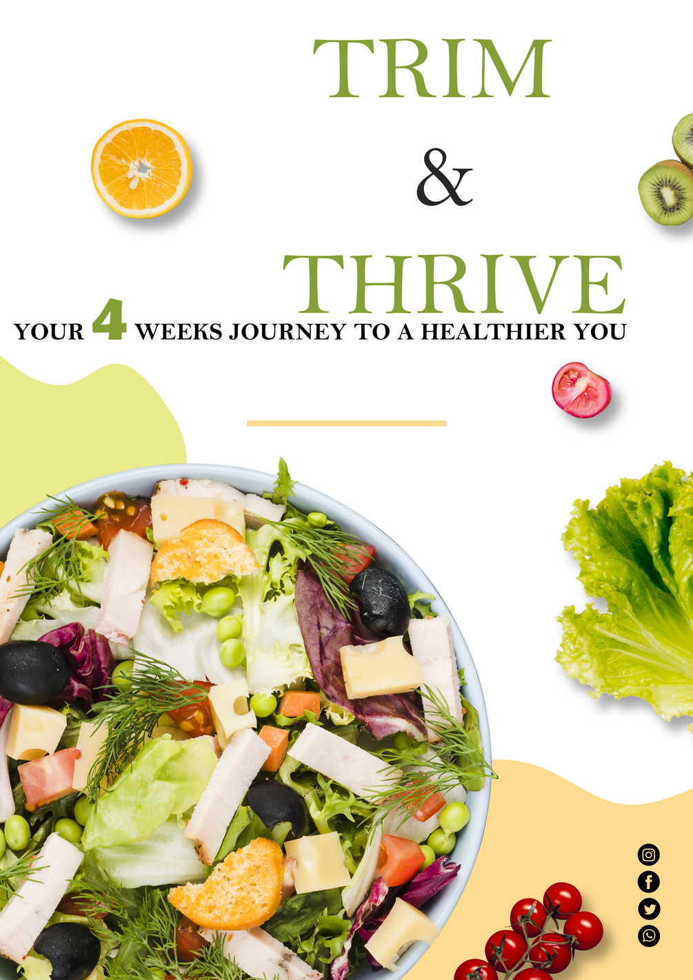 Trim & Thrive: Your 4 Weeks Journey to a Healthier You