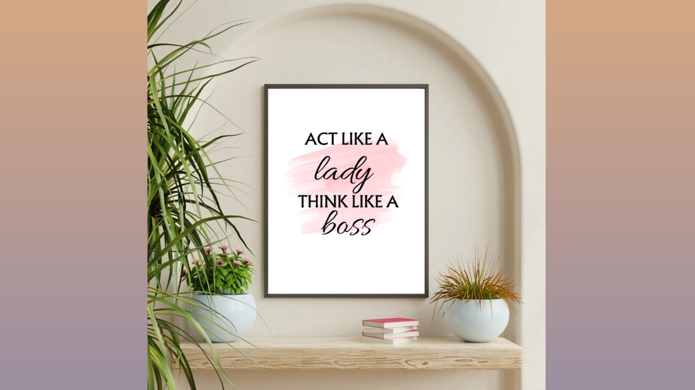 Girl Boss Printable Wall Art