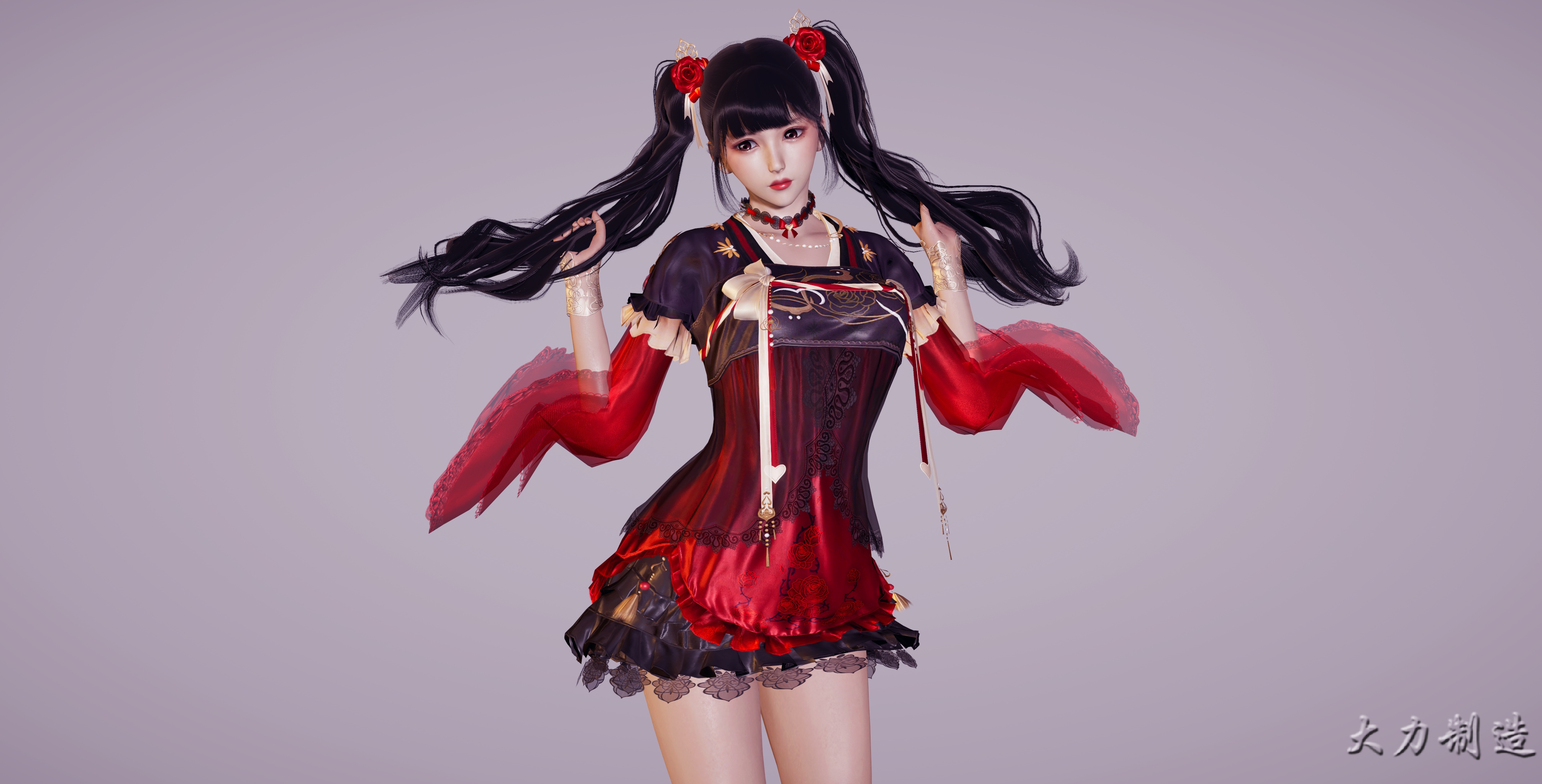 Update-048 - HS2（HoneySelect2）+AI（AI-Syoujyo）MOD 通用-大力-深红之舞-附带模特