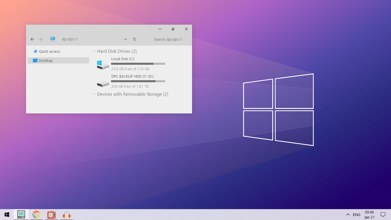 Simplify 10 Light Basic - Windows 10 Themes (2 in 1)