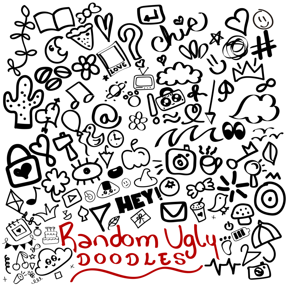 +80 Random Ugly Doodles