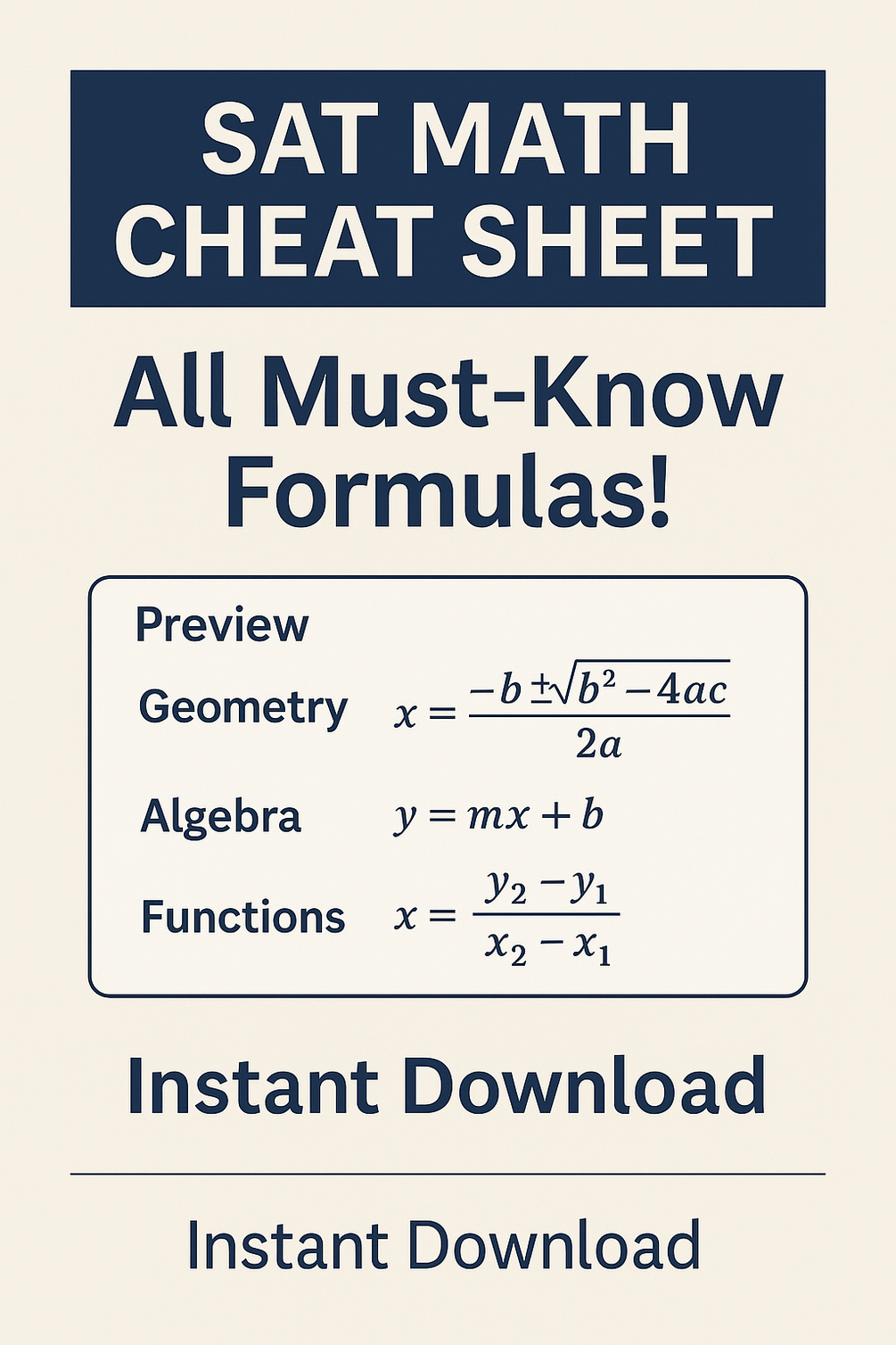 SAT Cheat Sheet: All Must-Know Strategies