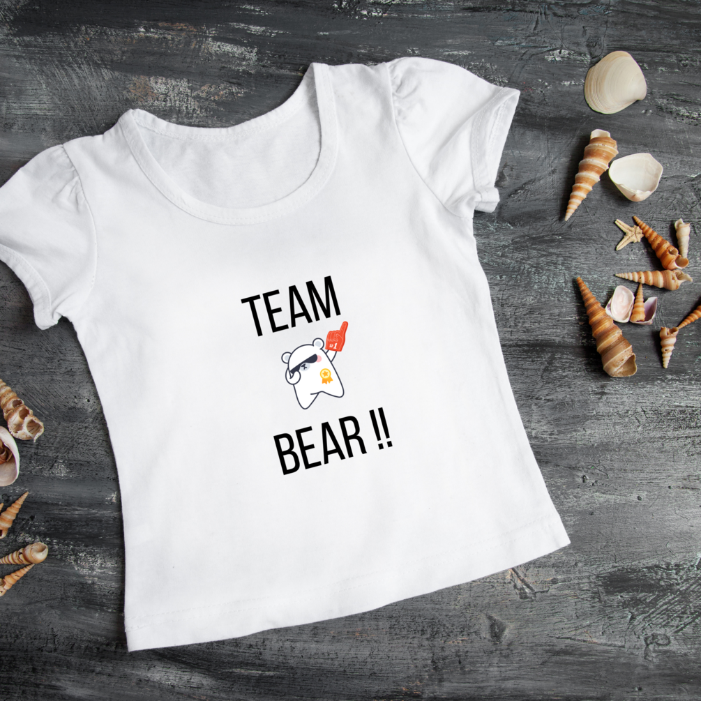 Team Bear, I choose the bear PNG, Trendy Funny Design for Graphic T shirt