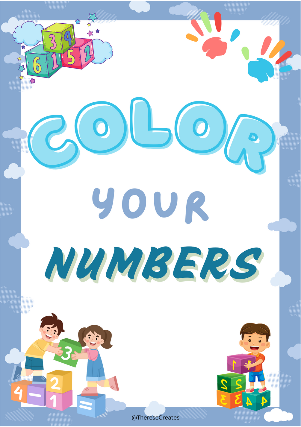 COLOR YOUR NUMBERS Booklet