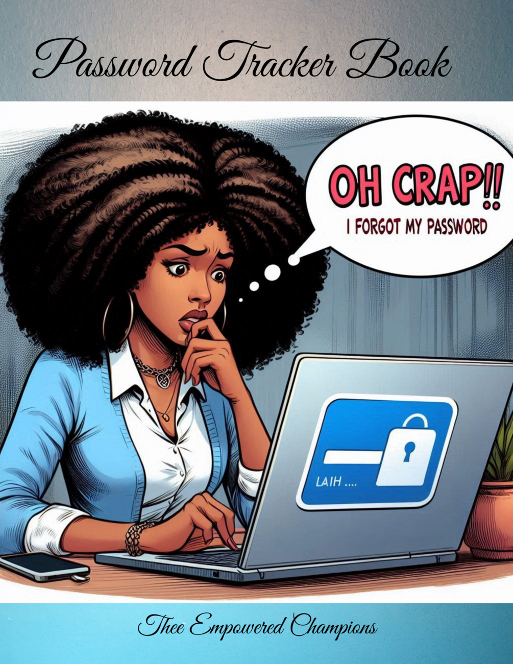 Oh Crap!! I Forgot My Password Tracker Book – Fillable Digital PDF ...