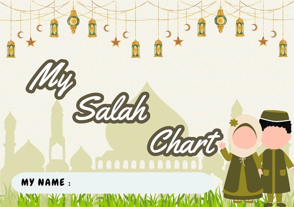 Salah Tracker for Kids – Printable Prayer Chart with Reward Certificate ...