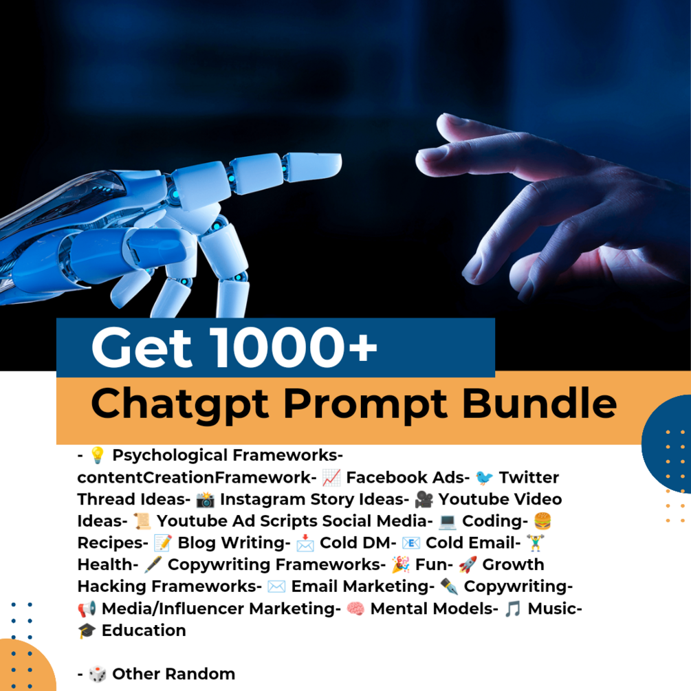 1000+ Chatgpt Prompt Bundle