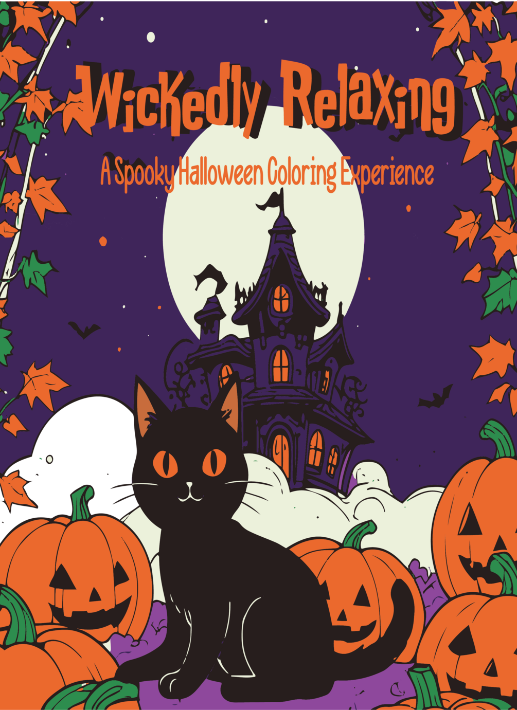 Wickedly Relaxing: A Spooky Halloween Coloring Experience