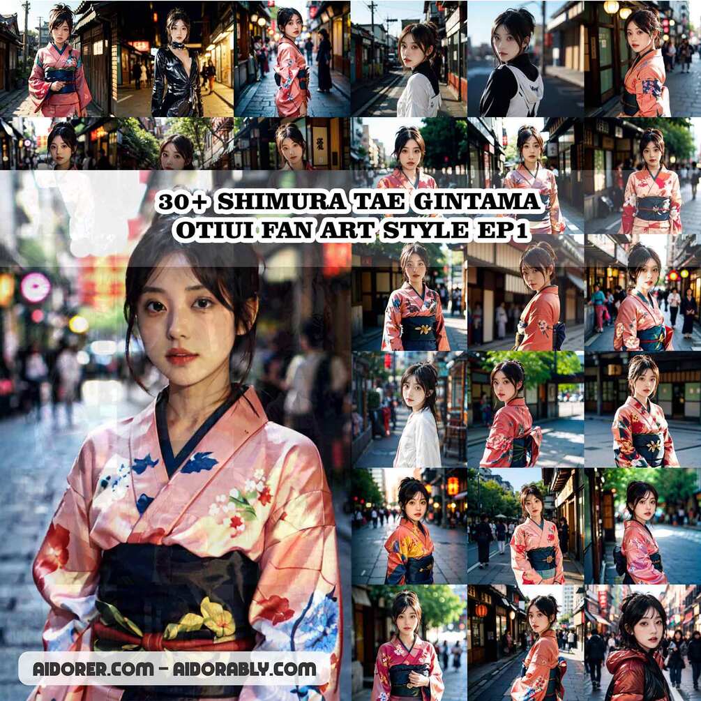 30+ SHIMURA TAE GINTAMA OTIUI FAN ART STYLE EP1