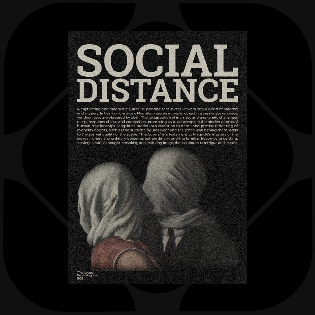 Poster "Social Distance"