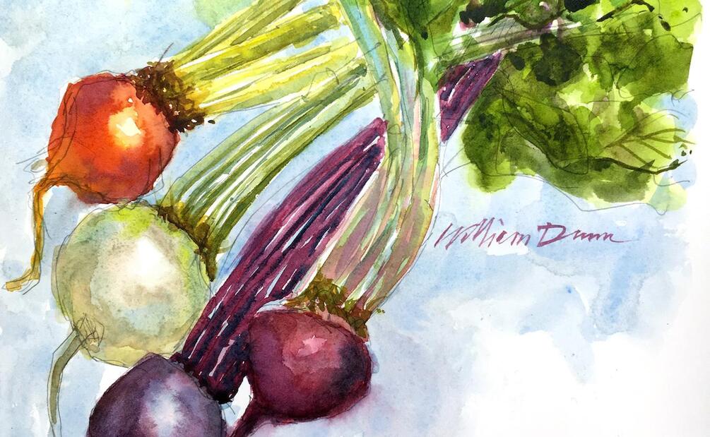 Close-Up Projects: Beets - Still-Life Painting From Common Vegetables ...